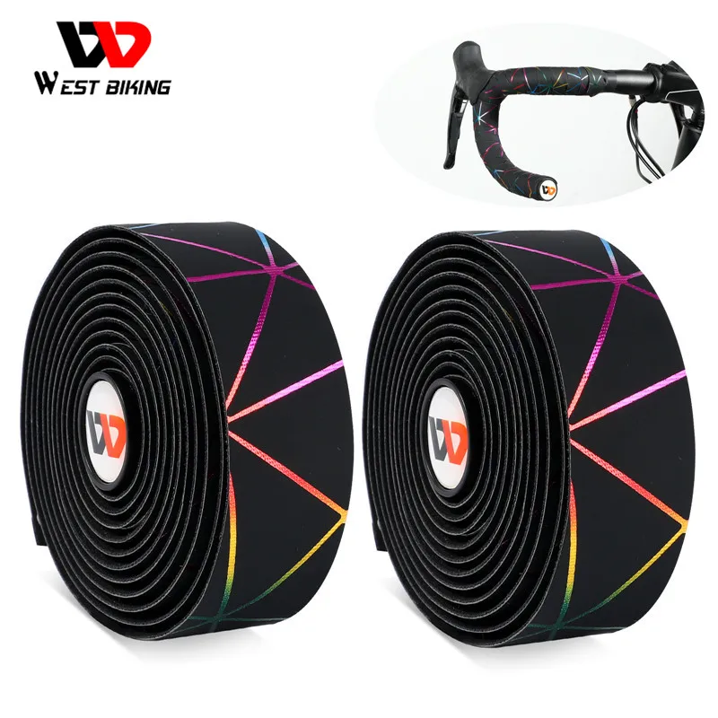 WEST-BIKING-Soft-Bicycle-Handlebar-Tape-EVA-PU-Bike-Bar-Tape-Professional-Cycling-Damping-Anti ...