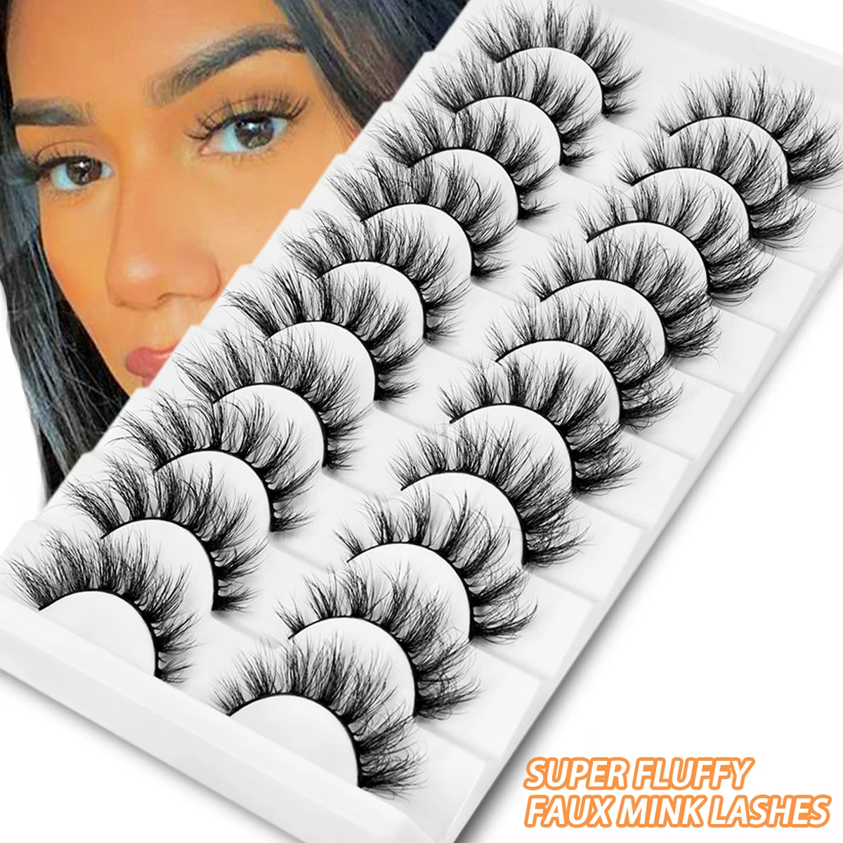 SEXYSHEEP-Faux-Mink-Lashes-Natural-Eyelashes-Fluffy-Soft-Wispy-Dramatic ...