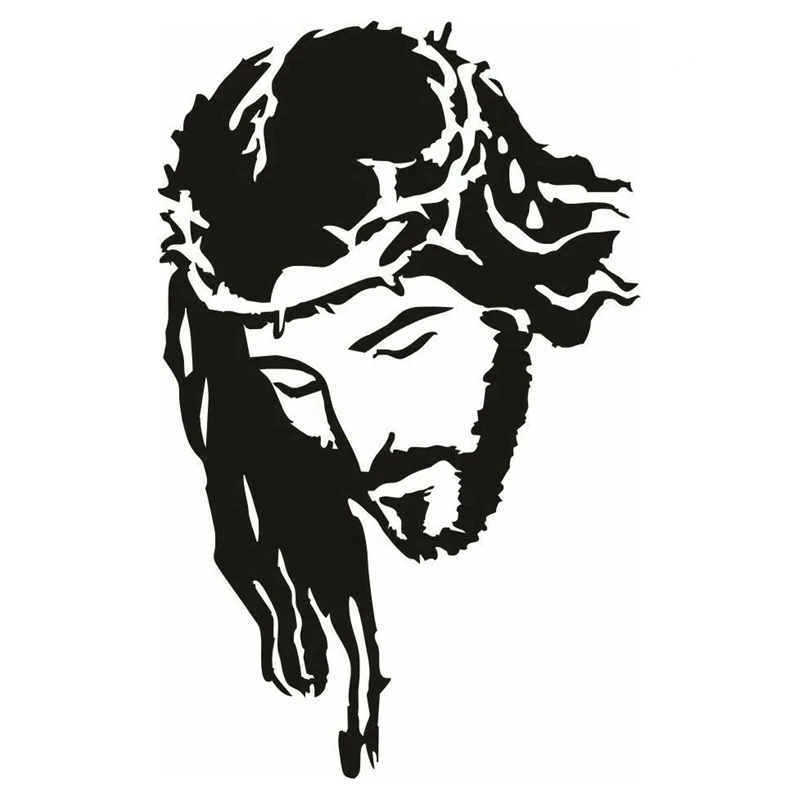 CK21933-Jesus-Christ-Car-Sticker-Waterproof-Vinyl-Decal-For-Carbody ...