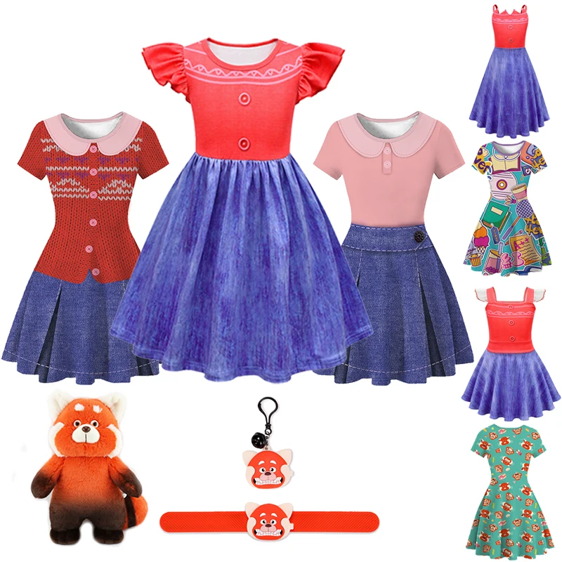 Turning Red Costume Kids | Meilin Lee Costume | Cosplay Costume ...