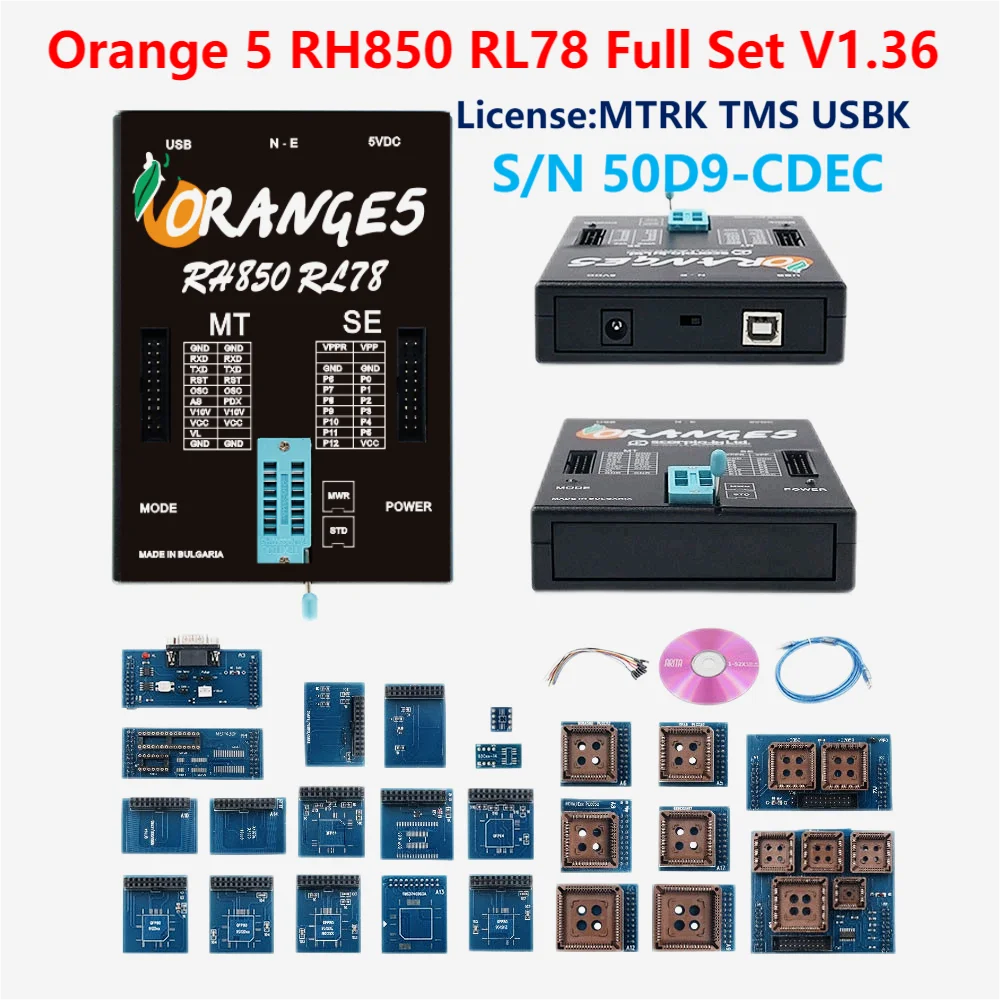 2022 High Quality Orange5 Orange 5 Programmer with Full Adapter Add ...