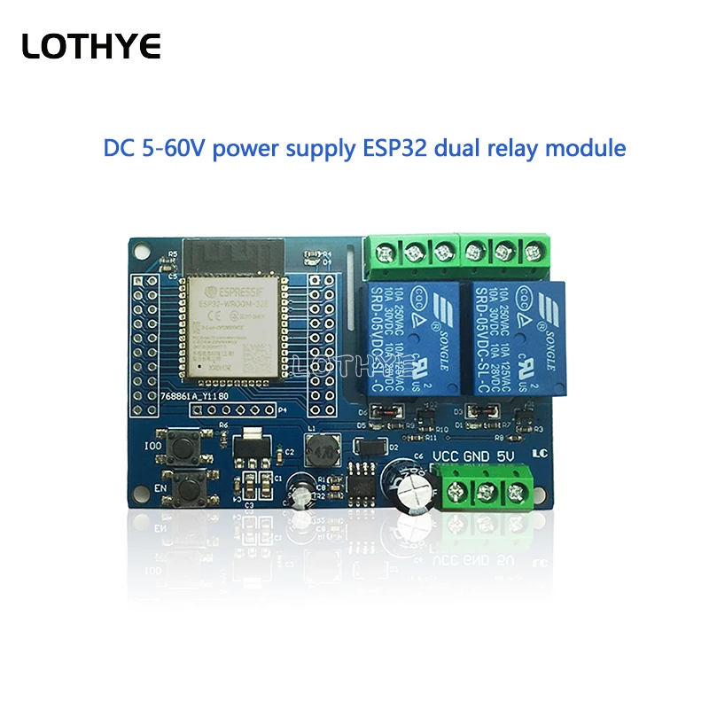 ESP32-WROOM ESP32 Dual Channel Wifi Bluetooth Relay Module Secondary ...