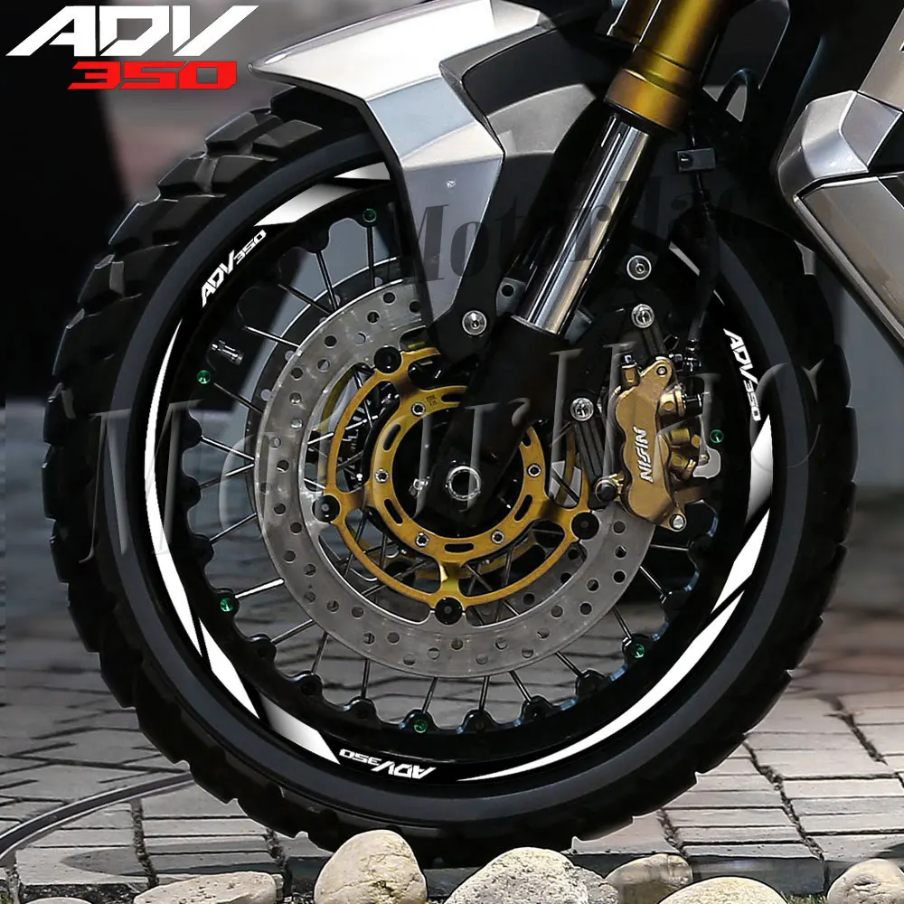 For HONDA ADV 350 Adv350 2021-2023 Motorcycle Wheel Sticker Reflectiver ...