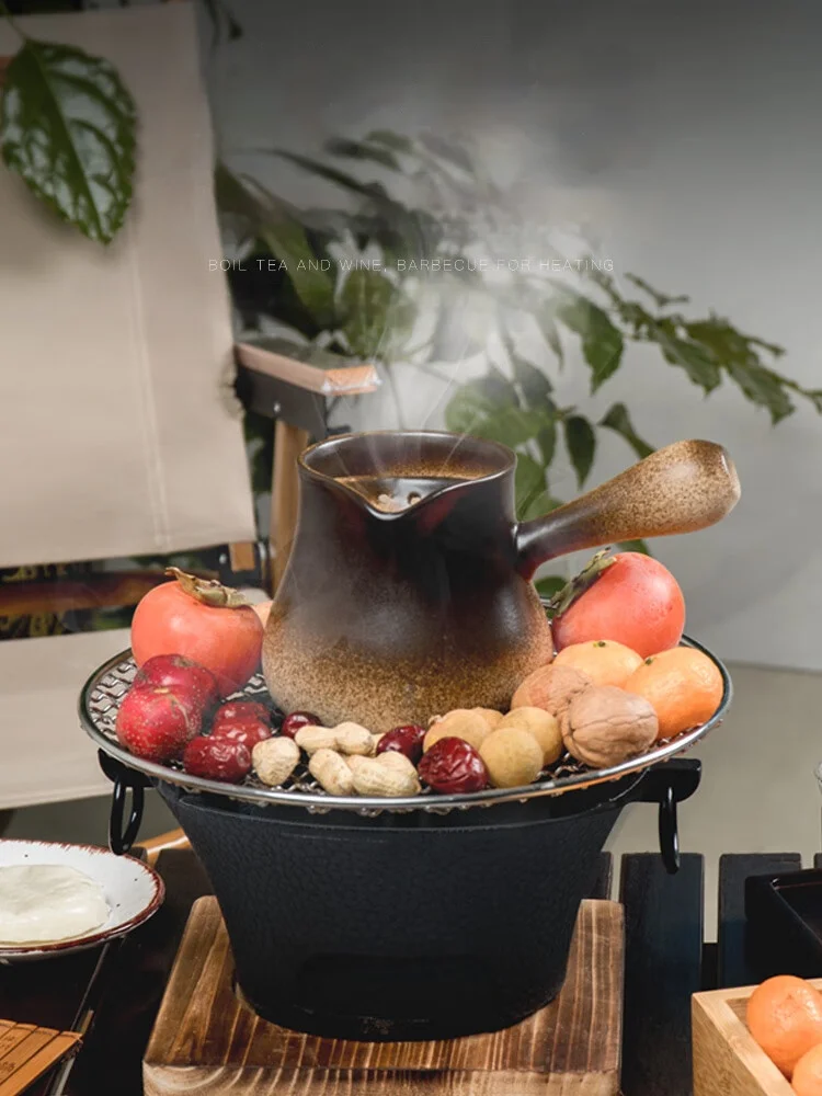 GIANXI-Tea-Pot-In-Winter-Around-The-Stove-Boiling-Tea-And-Milk-Roasting ...