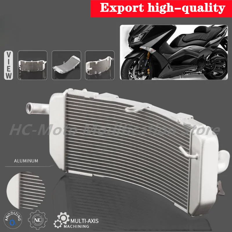 Motorcycle-Aluminum-Engine-Radiator-Cooler-Cooling-System-Water-Tank ...
