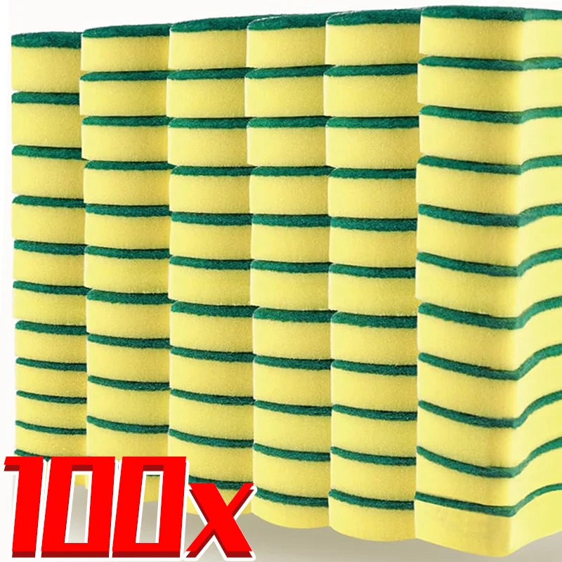 Magic-Double-sided-Highly-Absorbent-Sponge-Kitchen-Clean-Pot-Rust-Stain ...