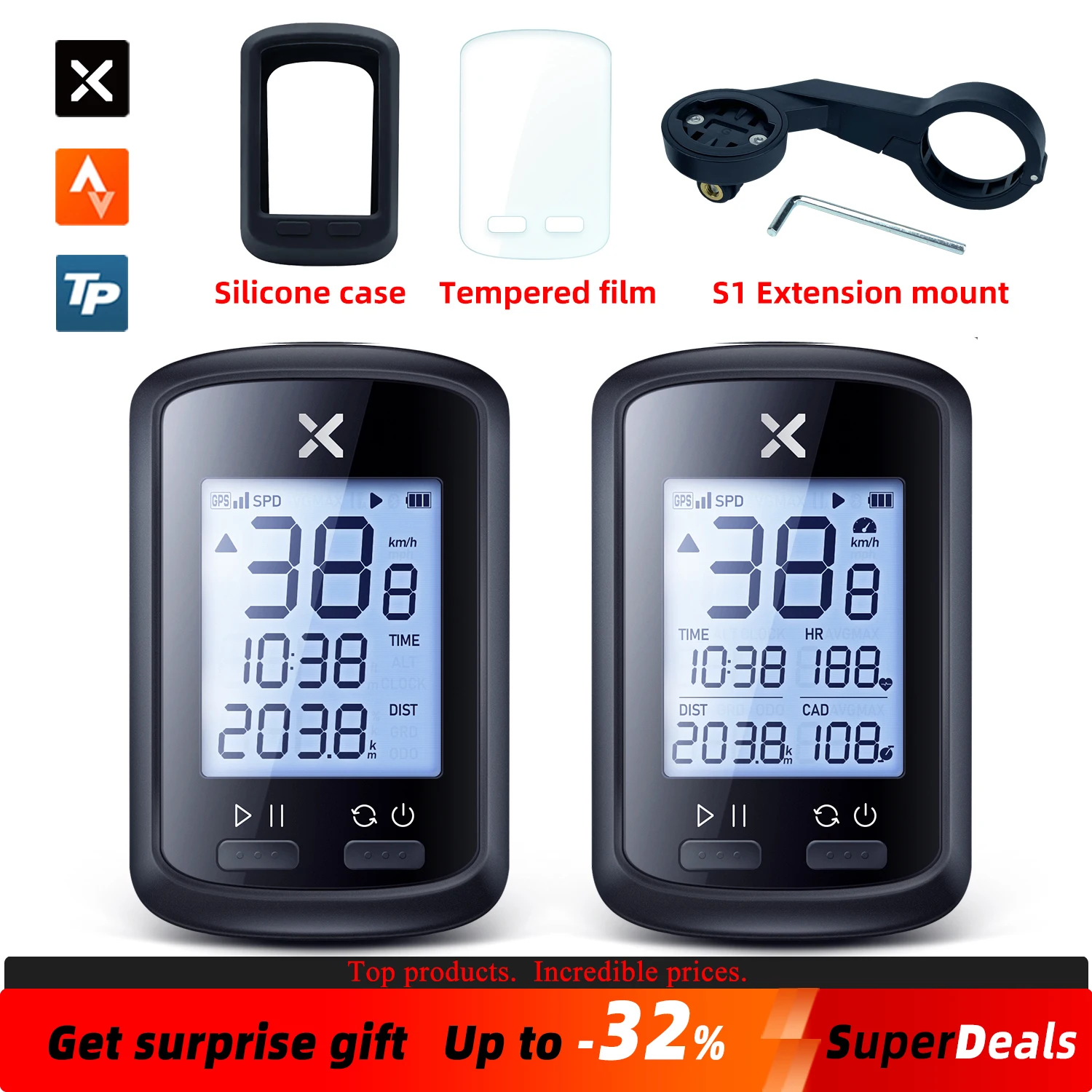 Bike Gps Cycling Computer G G Plus Wireless Speedometer Ant+ Riding ...