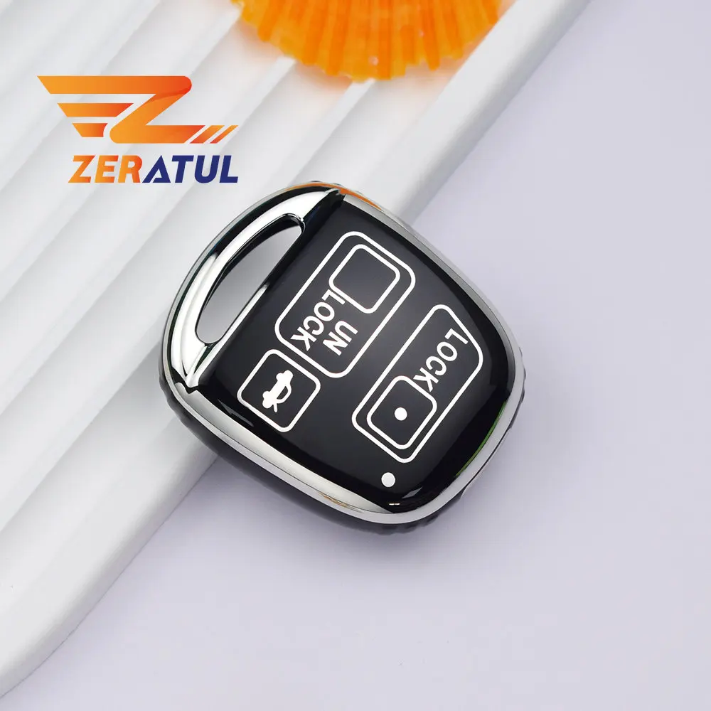 Tampa-da-chave-do-carro-TPU-chaveiro-para-Toyota-Land-Cruiser-FJ ...