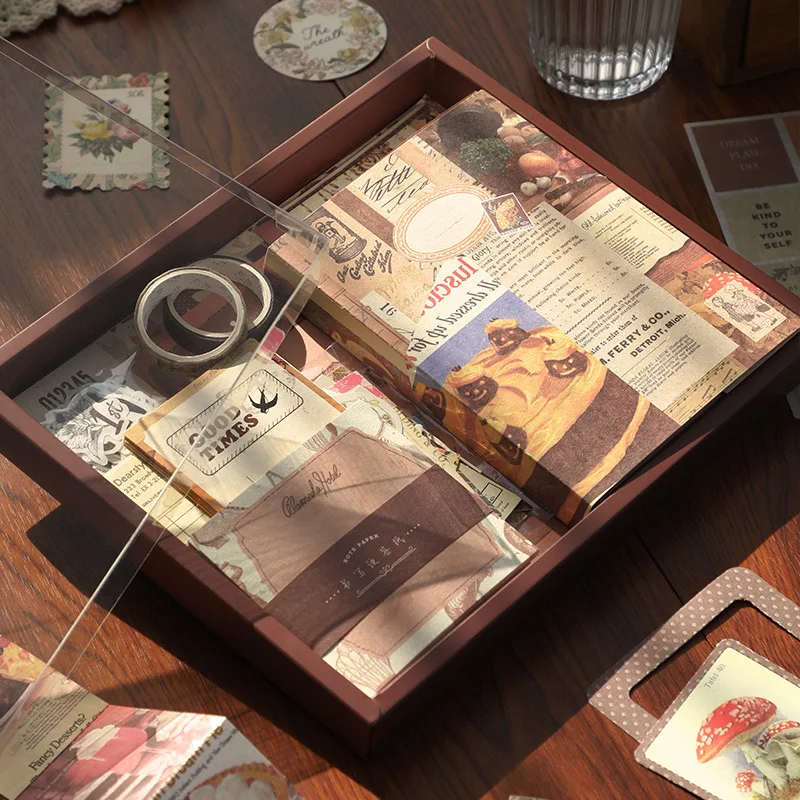 Retro-Style-Student-Hand-Accounting-Scrapbooking-Materials-Set-Creative ...