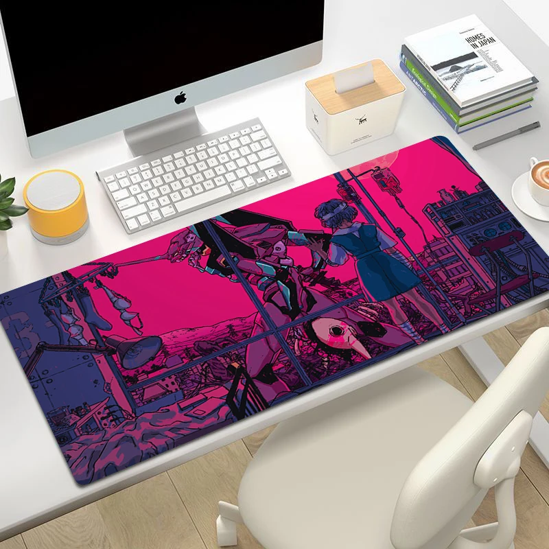 E-Evangelions-Xxl-Gaming-Mouse-Pad-Gamer-Keyboard-Large-Mousepad-Pc ...