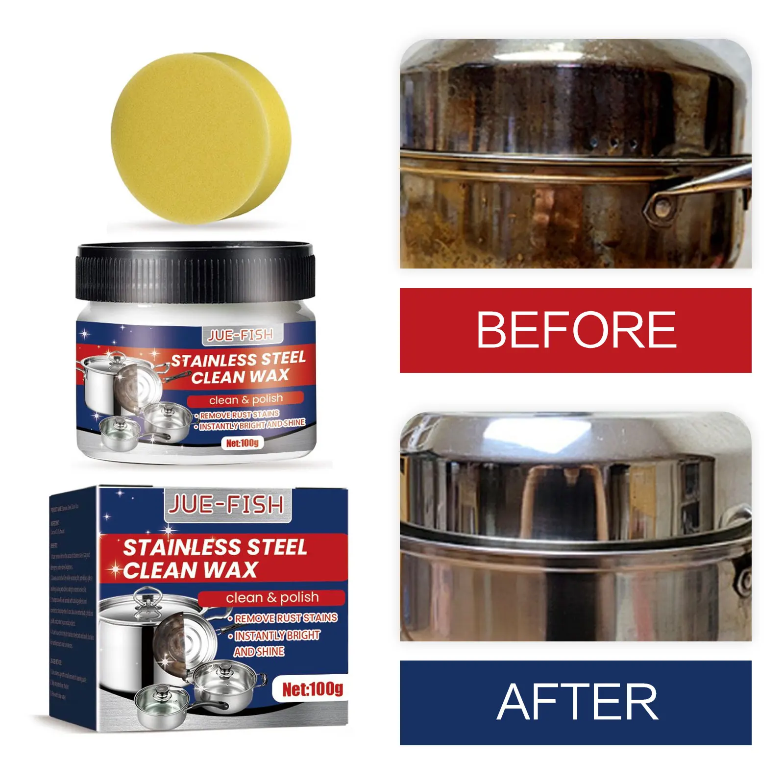 Stainless-Steel-Cleaning-Paste-Pot-Bottom-Rust-Removal-Cookware-Black ...