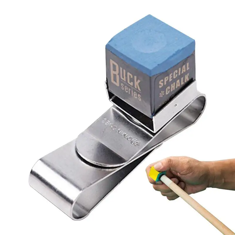 Billiard-Powder-Clip-S-Shaped-Magnetic-Chalk-Holder-Pool-Stick ...