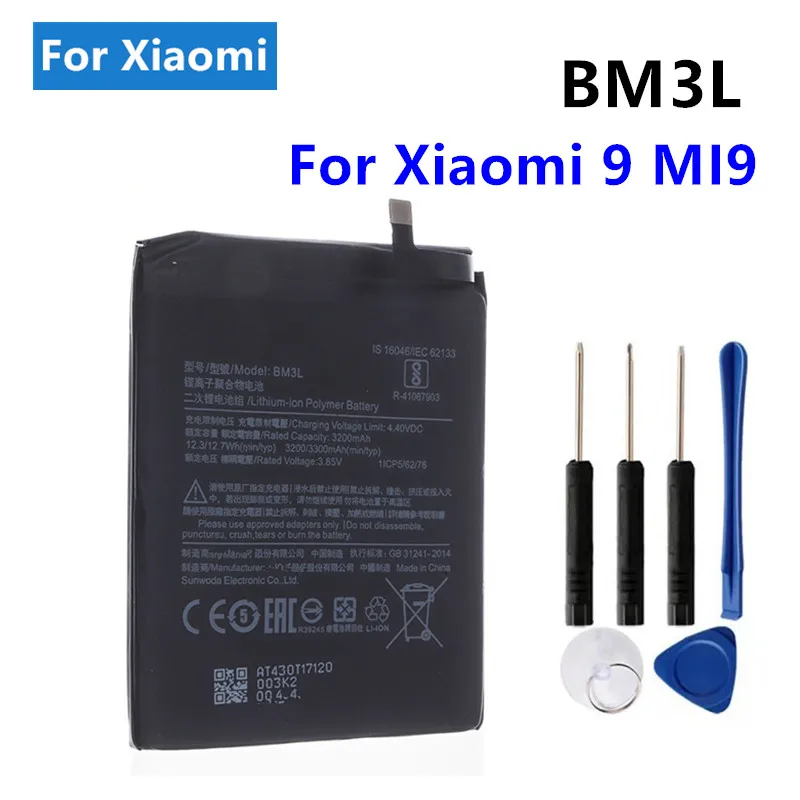 BM3L-Phone-Battery-For-Xiaomi-Mi-9-Mi9-High-Quality-Replacement ...