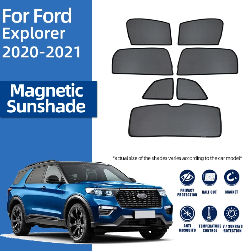 For Ford Explorer U625 2020 2021 2022 Magnetic Car Sunshade Shield ...