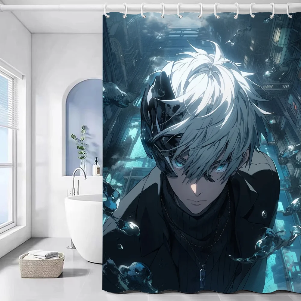 European-Bath-Curtain-Bathroom-Shower-Curtains-J-Jujutsu-Kaisen-Gojo ...