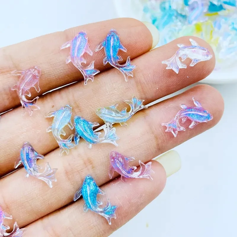 20pcs-3D-Kawaii-Resin-Mixed-Fish-Nail-Art-Decorations-Cartoon-Ice ...