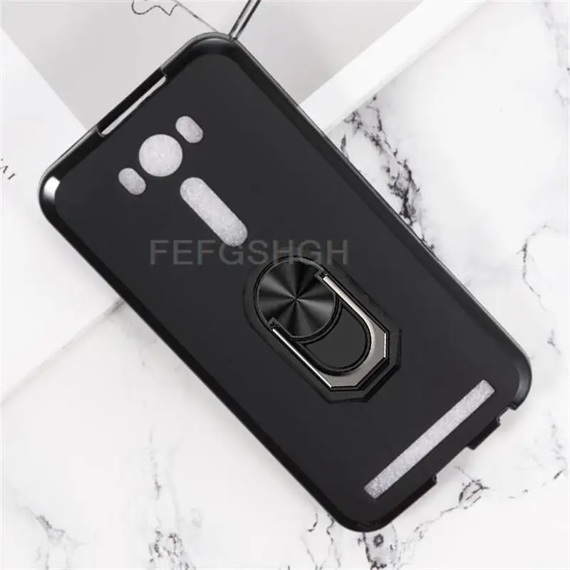 For-Asus-Zenfone-2-Laser-ZE500KL-Case-Back-Finger-Ring-Soft-TPU ...