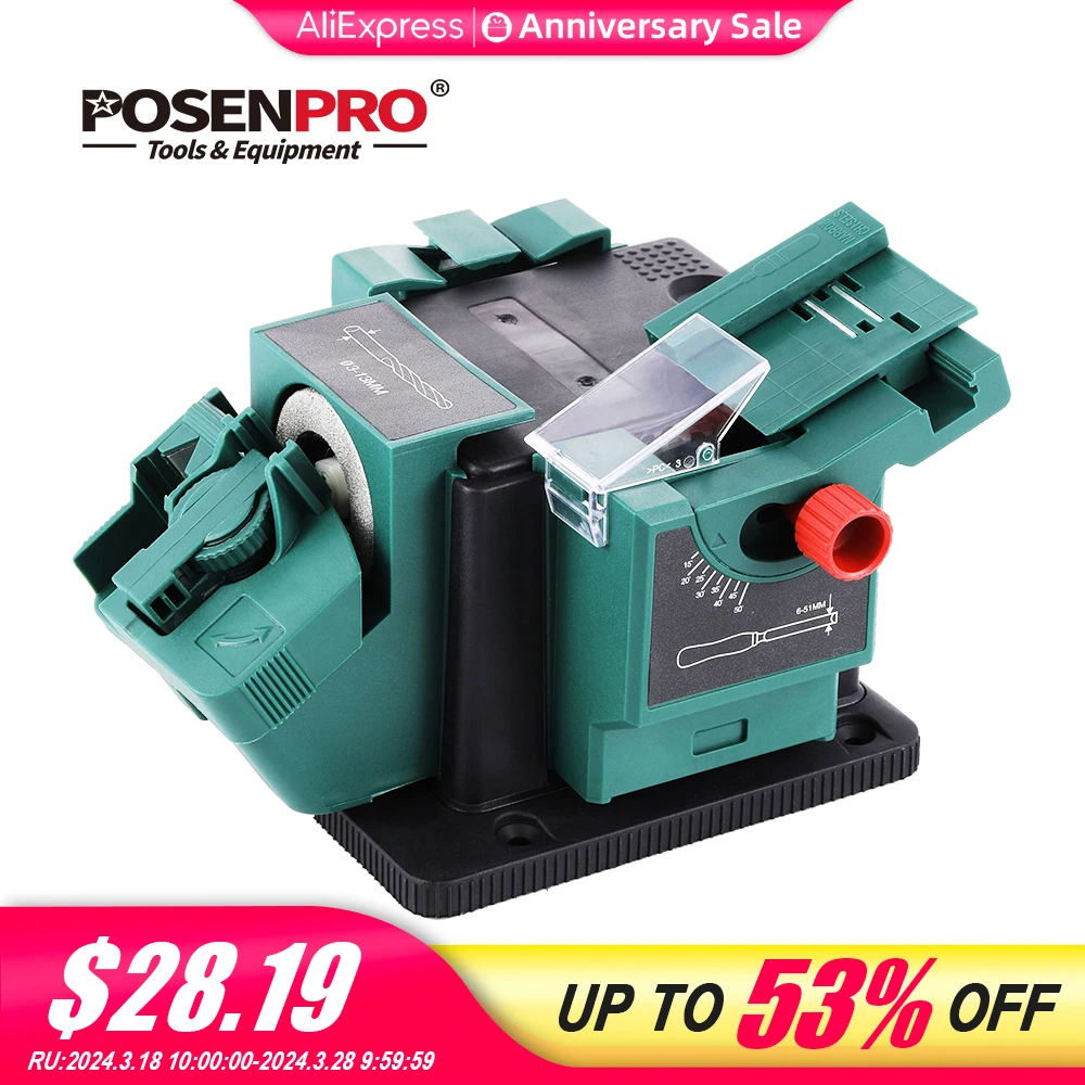 POSENPRO-3-In-1-Electric-Knife-Sharpener-Drill-65W-Sharpening-Machine ...