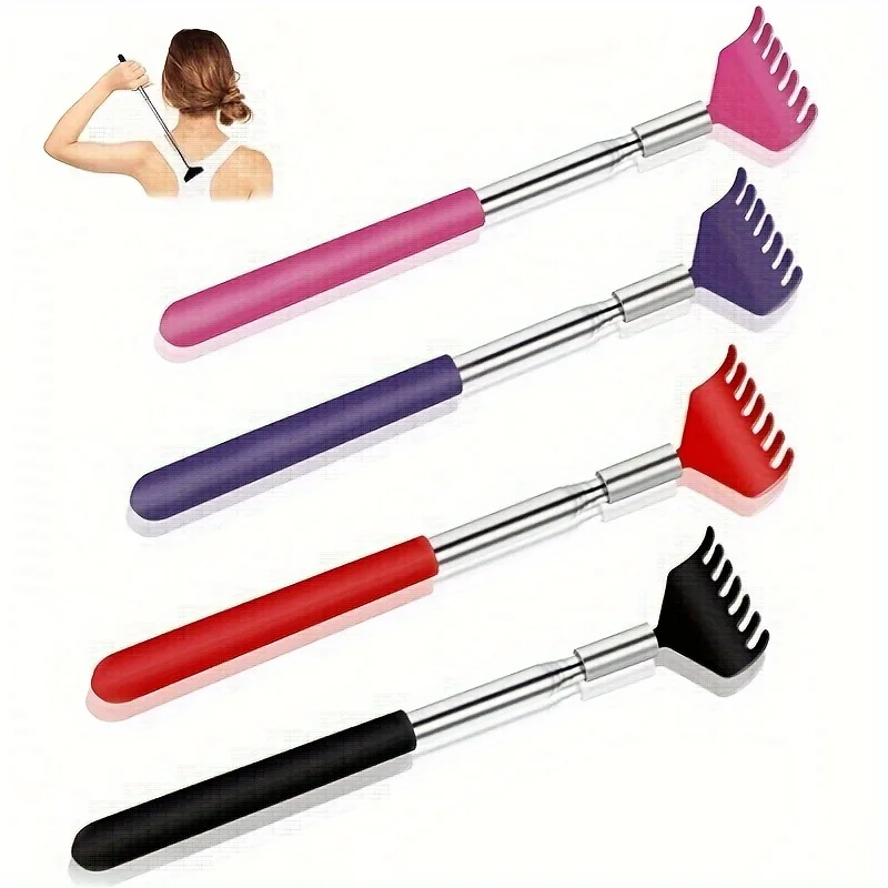 4-Pack-Retractable-Metal-Back-Scratcher-Instant-Itch-Relief-Extendable ...