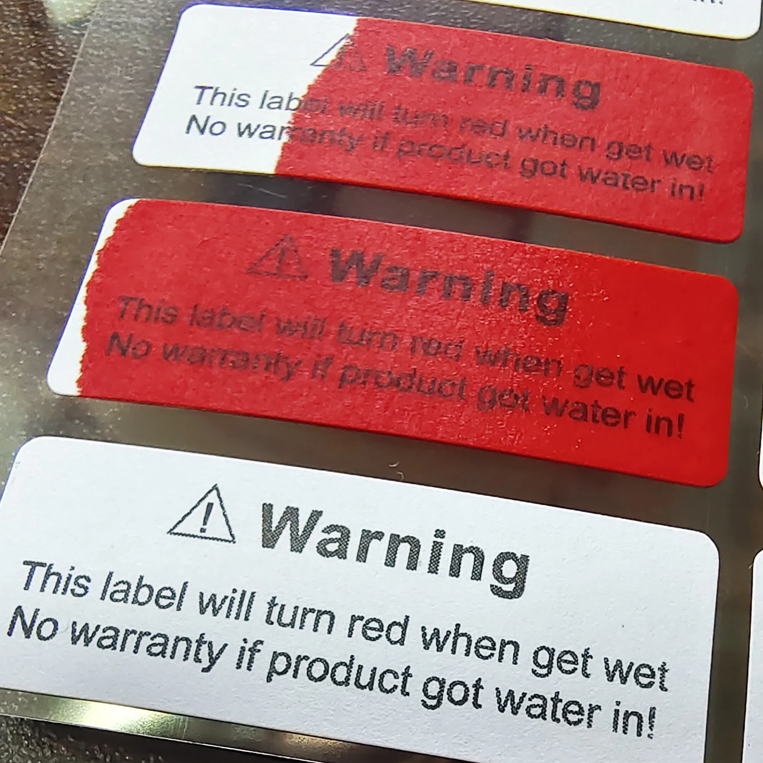 Water-Sensitive-Sticker-Turn-Red-When-Got-Wet-Device-Potential-Damage ...