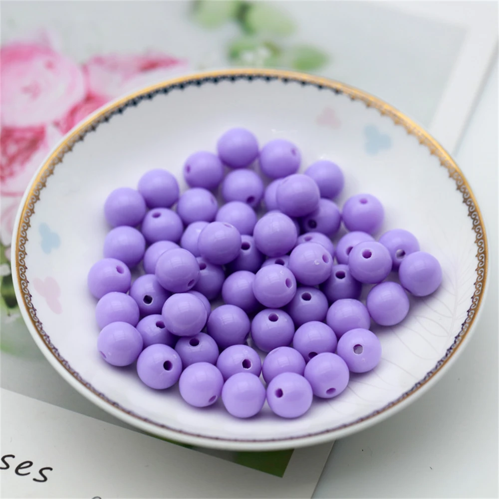 Large package DIY jewelry accessories acrylic candy color ball ice ...