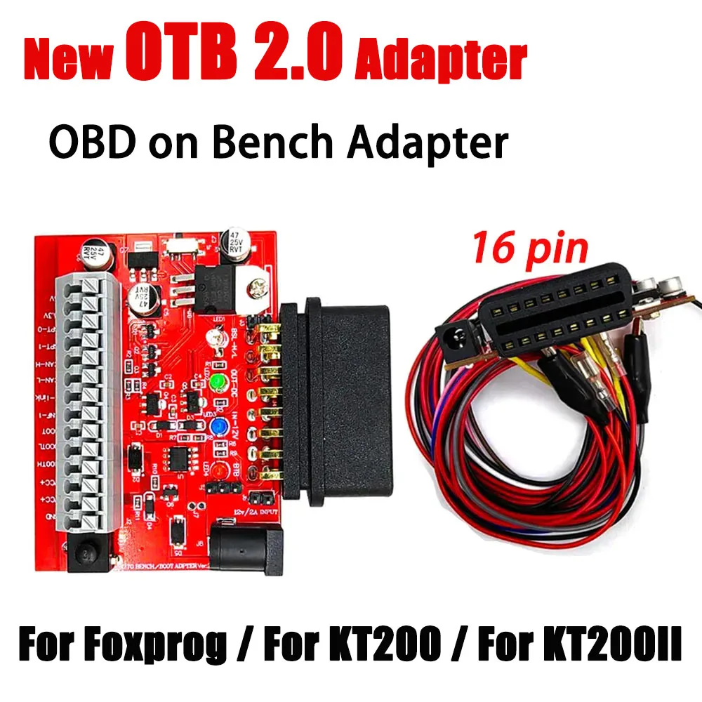 OTB 2.0 Adapter OBD 2 on Bench for KT200 KT200II for Foxprog ECU ...