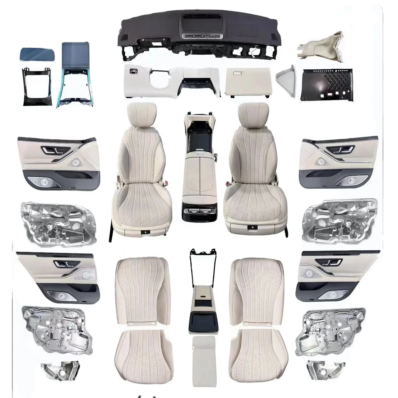 Mercedes Benz S Class W221 2006-2014 Upgrade To W223 2024 S600 S500 ...