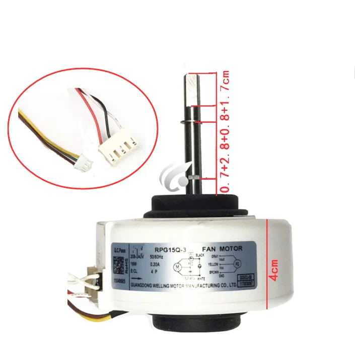 100-new-good-working-for-Air-conditioner-Fan-motor-machine-motor-RPG15Q ...