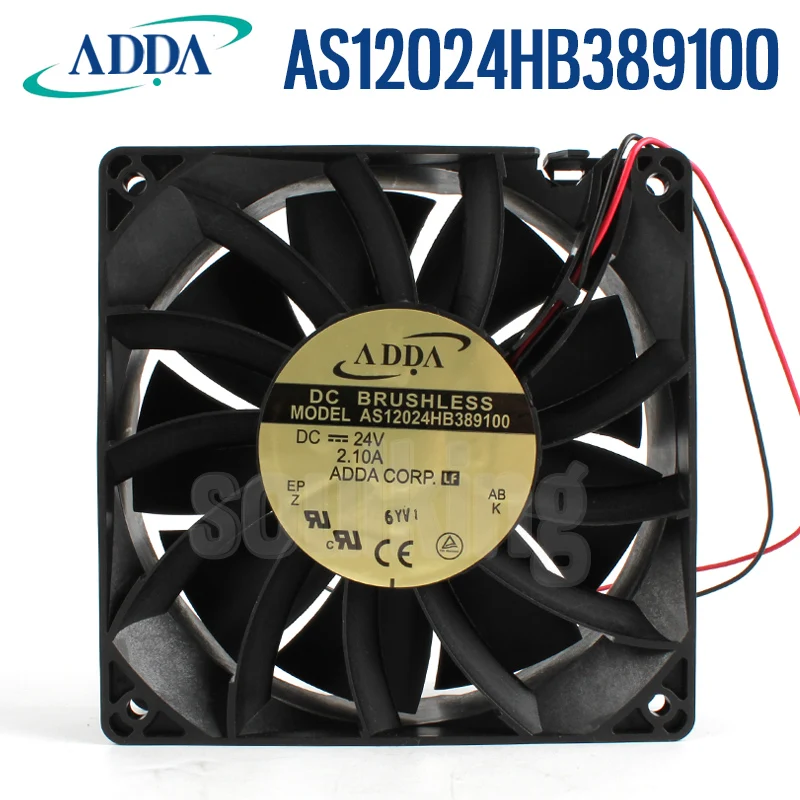 NEW ADDA AS12024HB389100 12038 24V 2.10A high air volume cooling fan ...