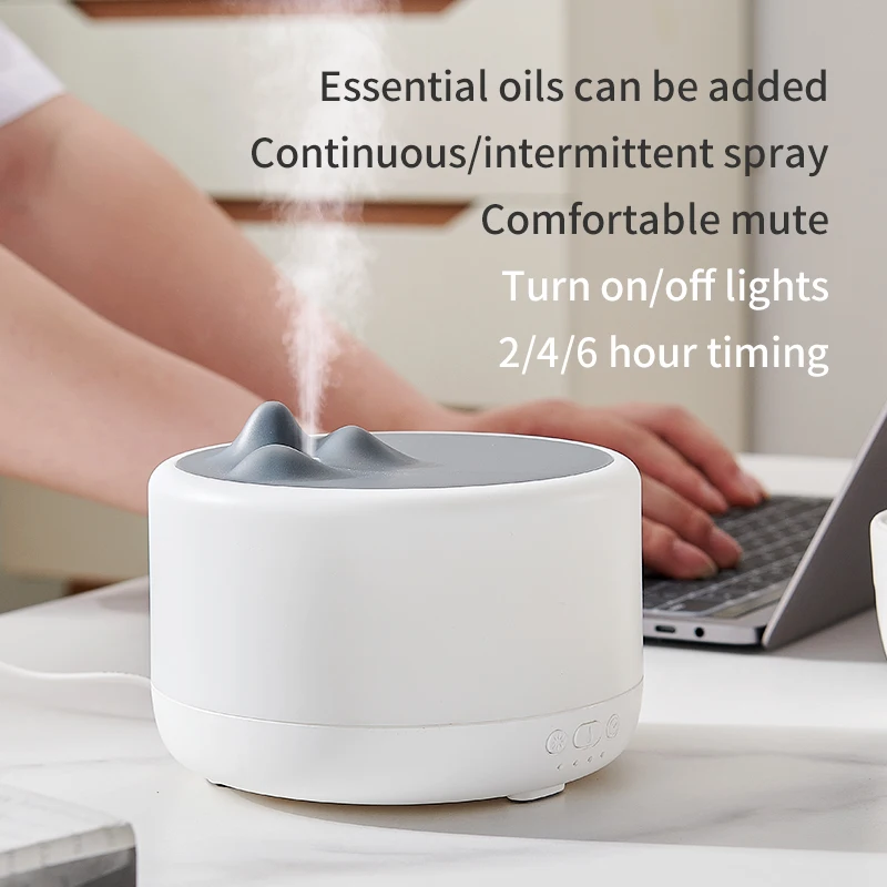 FEA-Air-Humidifier-with-LED-Flame-Lam-Timing-Function-USB-Large ...