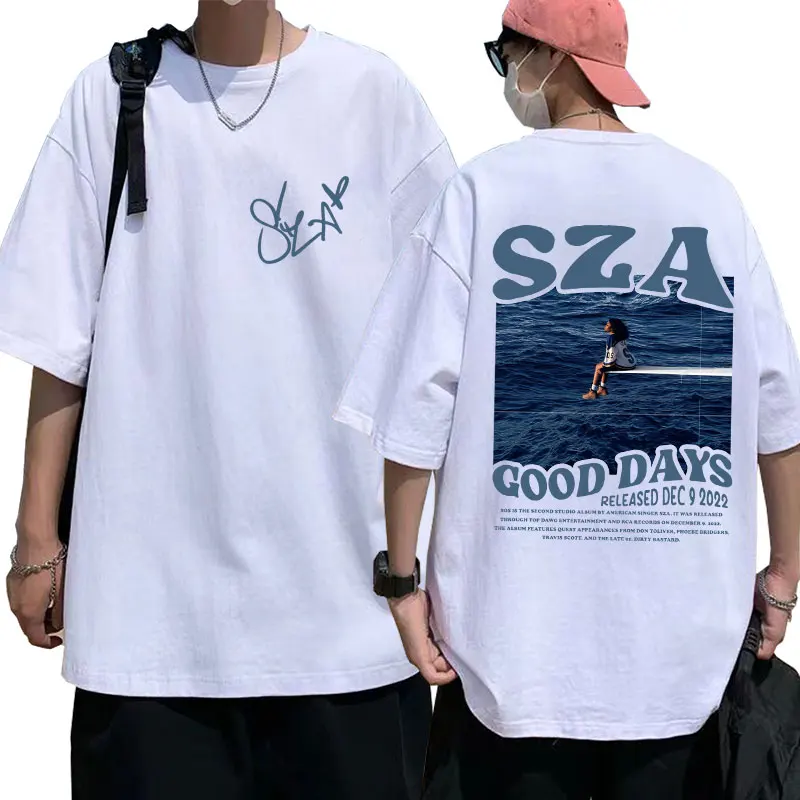 Rapper-Sza-Music-Album-SOS-T-Shirt-Fashion-Style-Men-Women-Hip-Hop ...