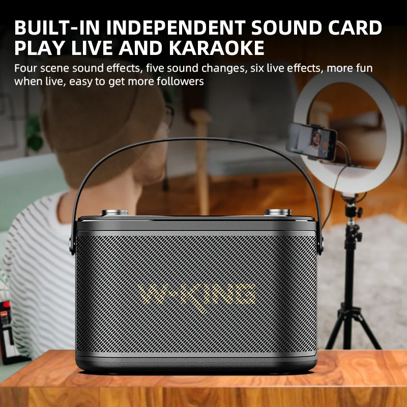 W-king-h10s-outdoor-80W-portable-Bluetooth-speaker-high-volume-portable-square-dance-microphone ...