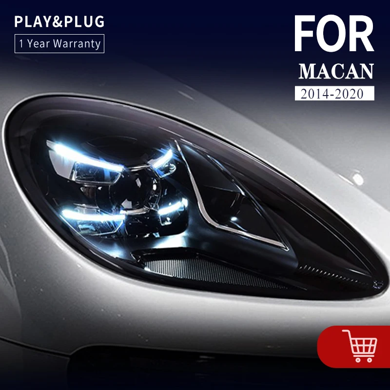 Car-Assembly-Headlights-for-PORSCHE-Macan-LED-Headlight-2014-2020-Head ...