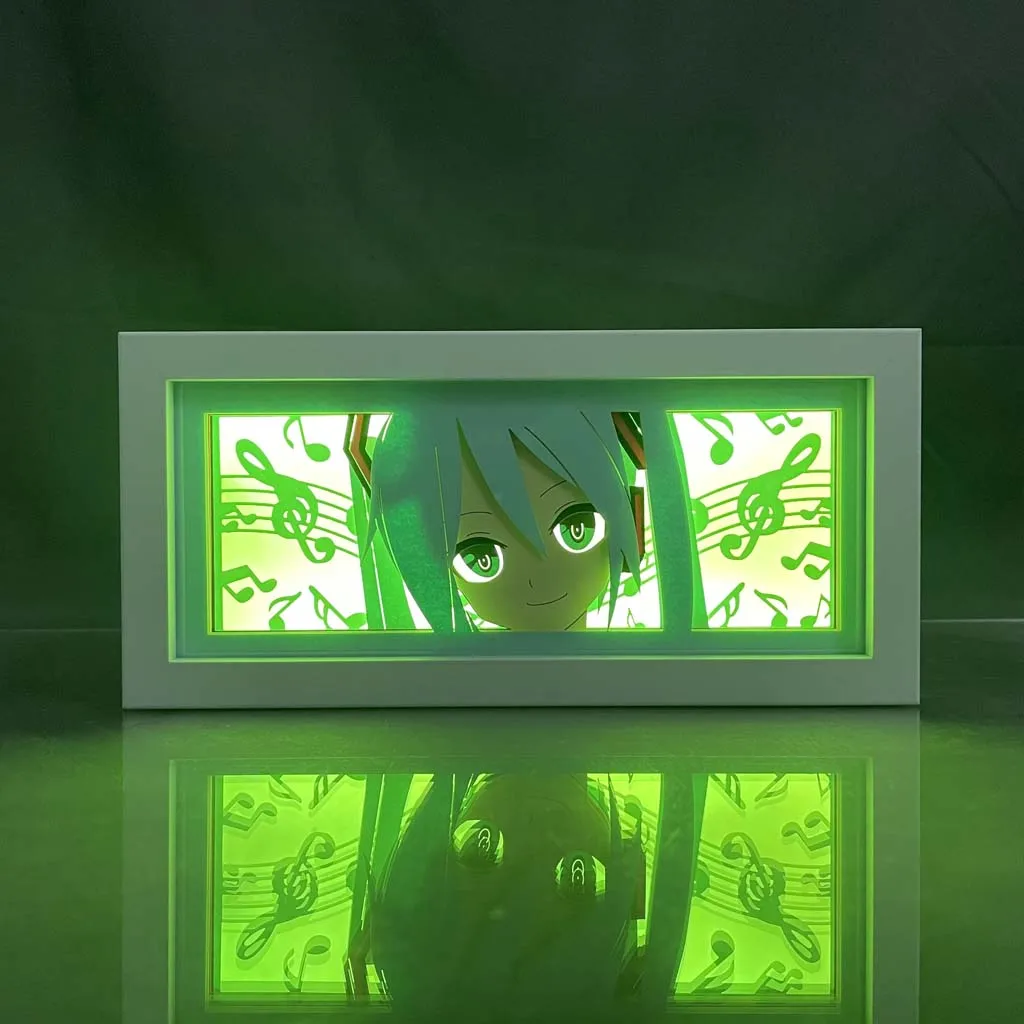 Illuminate Your World With Miku Hatsune! Stunning 3D Anime Light Box