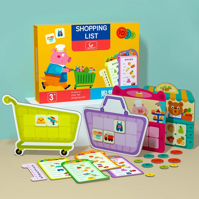 NEW-Kids-Educational-Toys-Shopping-List-Jigsaw-Game-Thinking-Training ...
