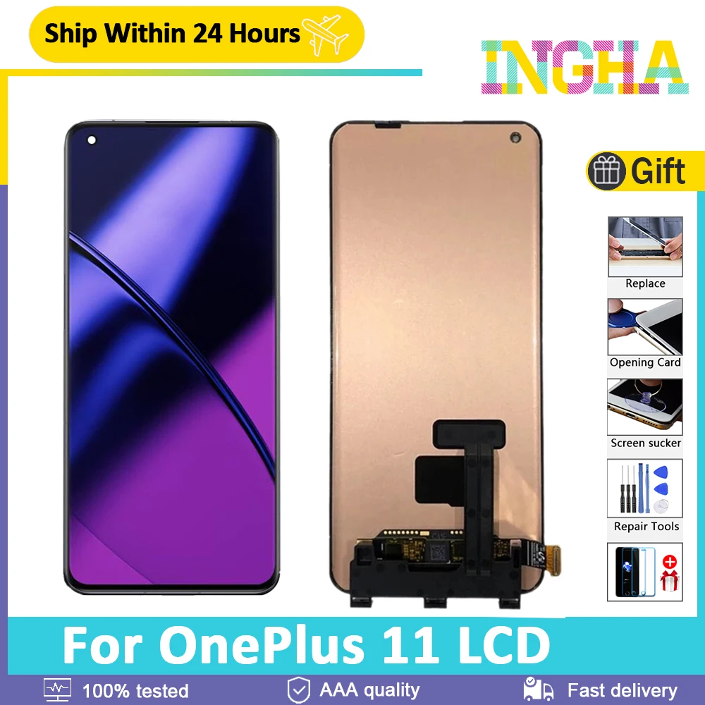 Original-AMOLED-6-7-For-OnePlus-11-1-11-LCD-Display-PHB110-CPH2449 ...