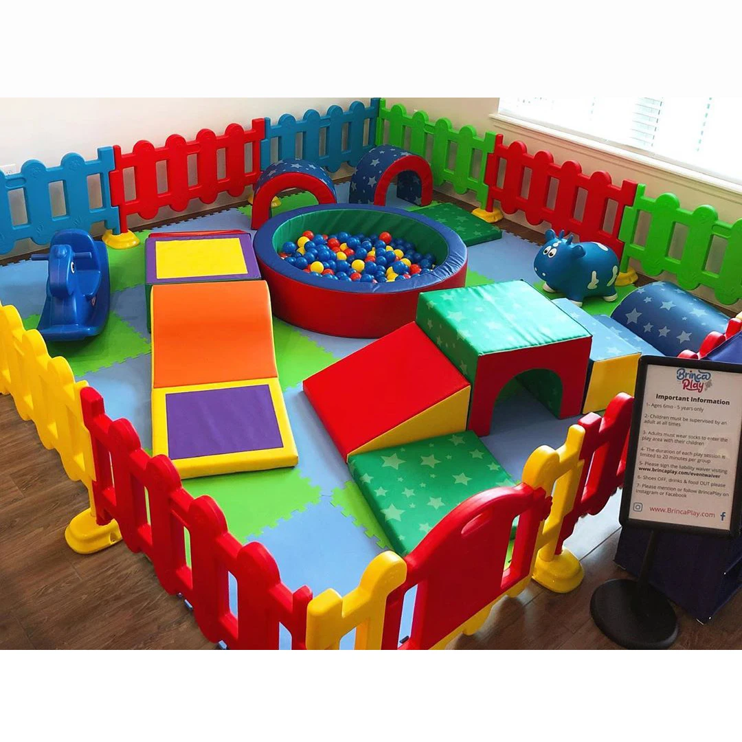 YLWCNN Soft Play Park Equipment Good Resilience Foam Soft Play Set ...