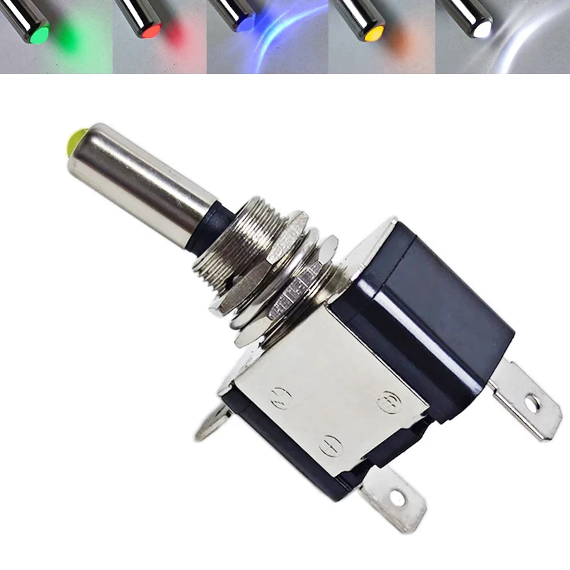 1Pcs-12V-20A-Illuminated-LED-Toggle-Switch-Auto-Car-Boat-Truck-Red-Blue ...