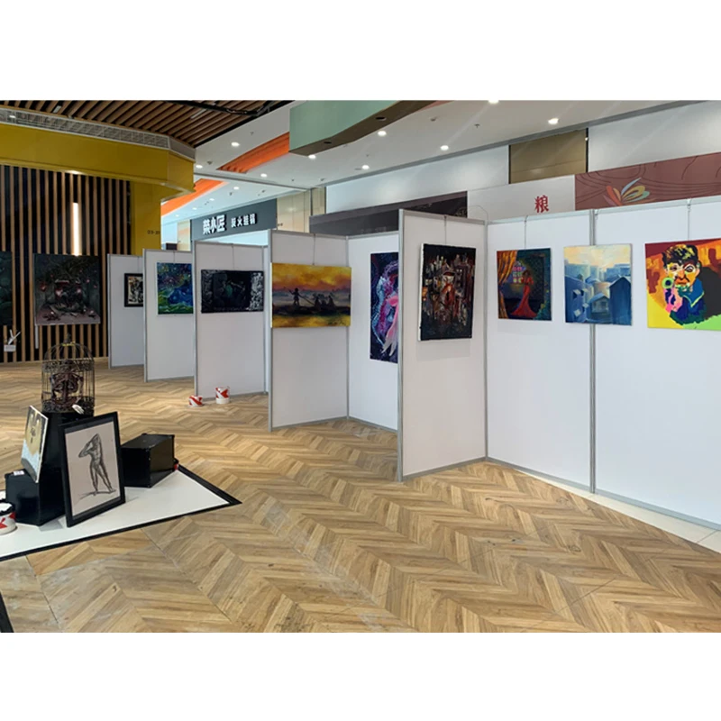 Cabina de exhibición de arte, Panel de pared de exposición ...