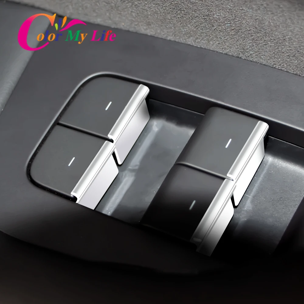 Car-Interior-Windows-Lifter-Sequins-for-Tesla-Model-3-Model-Y-2016-2022 ...