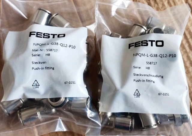FESTO ENCAIXE NPQH/NPQM-L-M5-G18-14-38-12-Q4-6-8-10-Q12-14-16-P10 NPQH ...