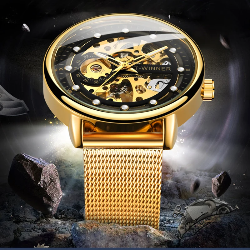2024-Winner-Classic-Gold-Skeleton-Mechanical-Wristwatch-Retro-Luminous ...