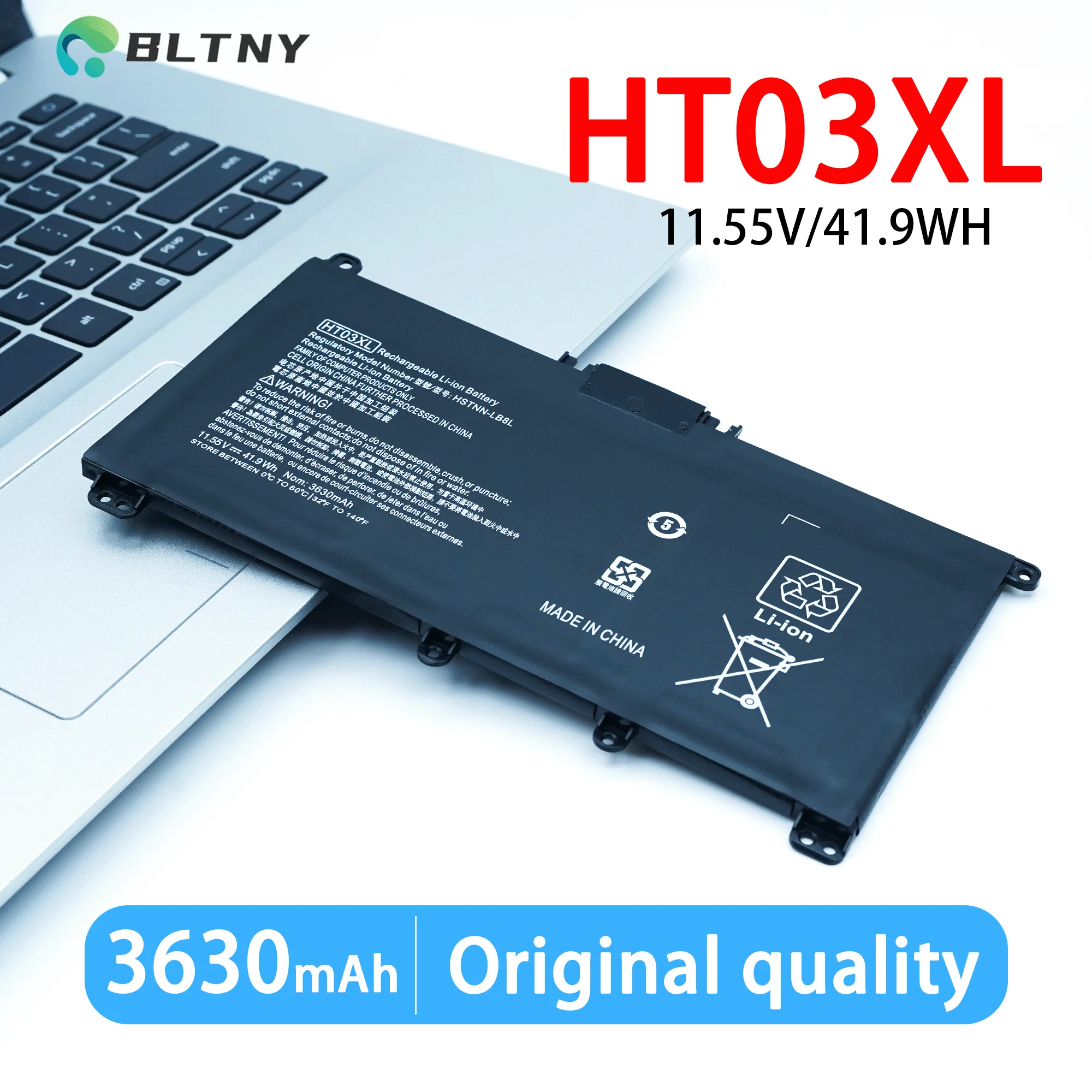 HT03XL 41.9WH Laptop Battery L11119-855 for HP Pavilion 15-DA 15-DB 15 ...
