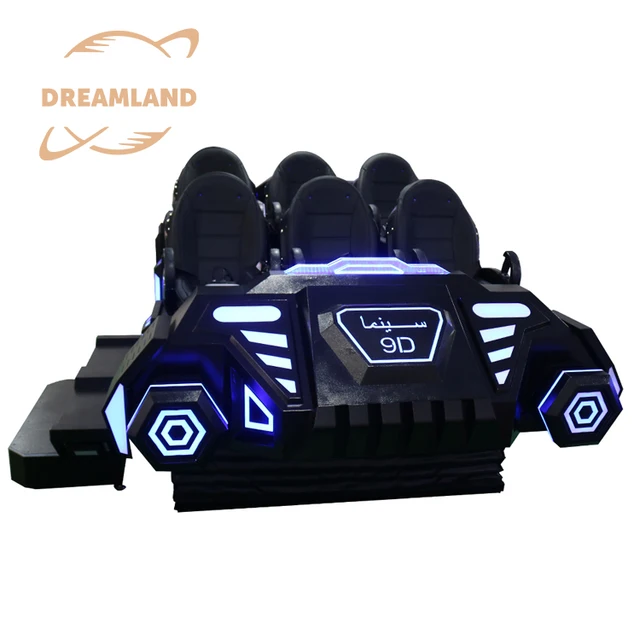 6 Seats Theater Virtual Reality Cinema Interactive Shooting Dynamic ...