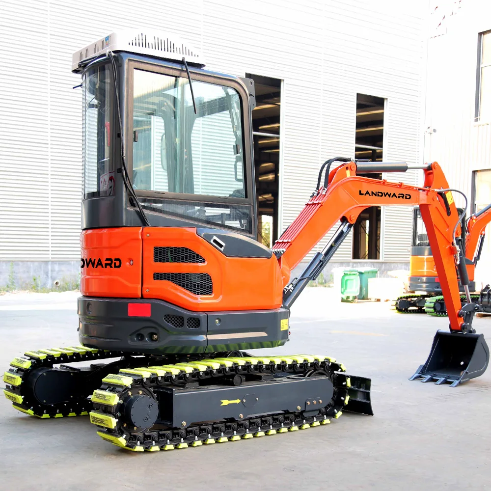 Landward Brand New Diesel Engine Mini Crawler Digger 3000KG CE/EPA/Euro ...