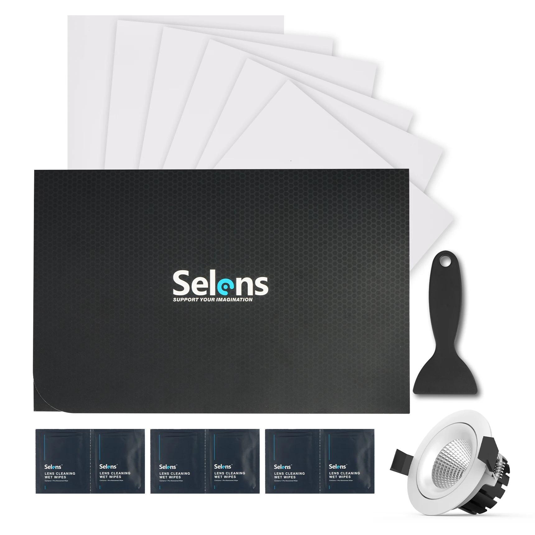 Selens 3/6Pcs Adhesive-Backed Diffusion Gel Adhesive Light Diffuser ...