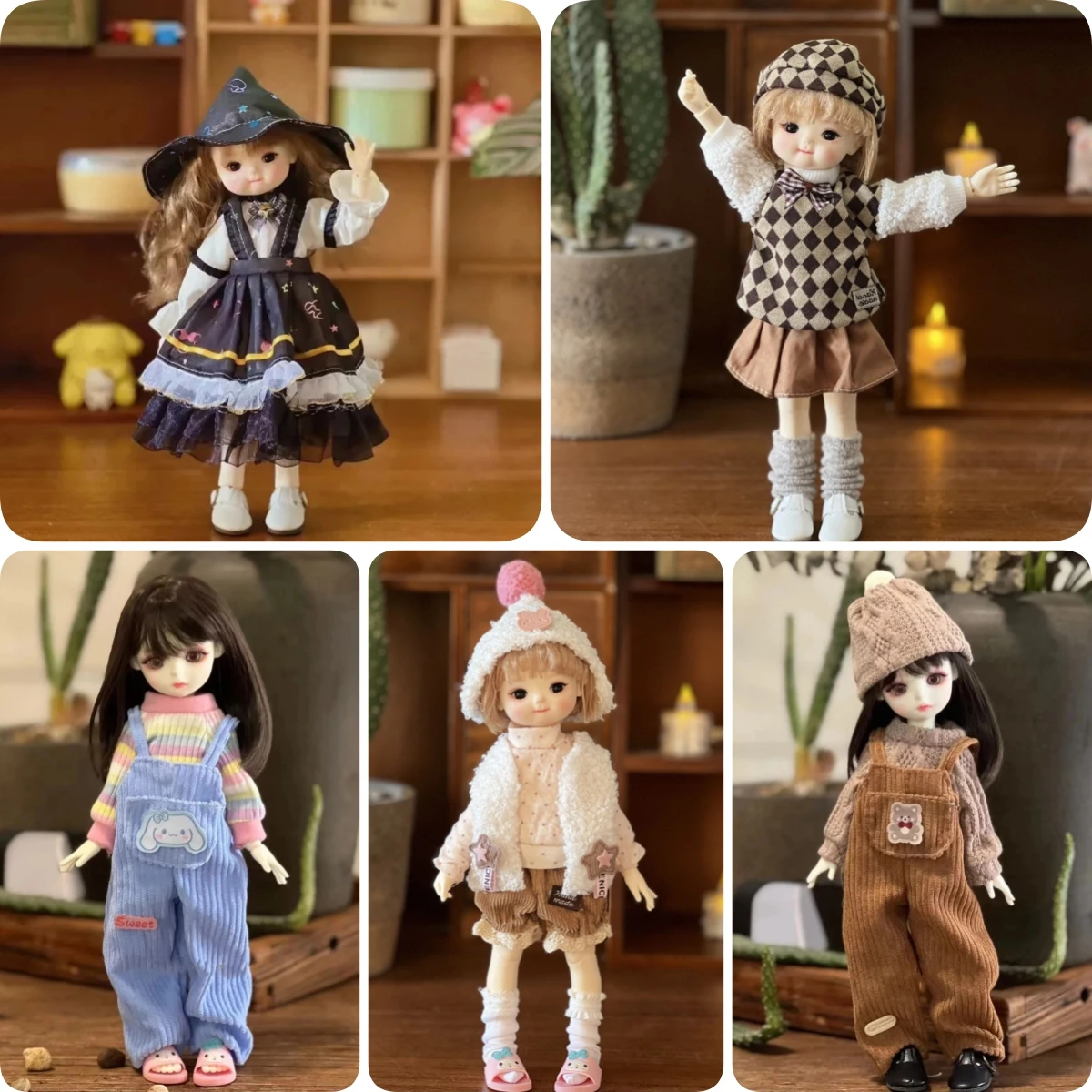 Fashion-Cute-Doll-Clothes-30cm-Dolls-1-6-BJD-Doll-Replacement-Clothes ...