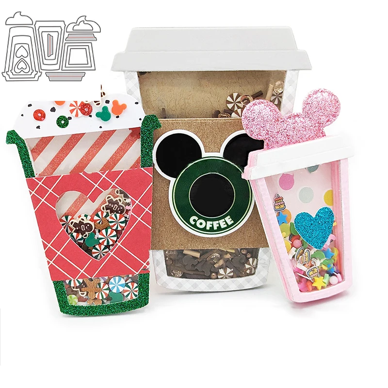 Different-Milk-Tea-Coffee-Cup-Metal-Cutting-Dies-Set-Love-Heart-Mould ...