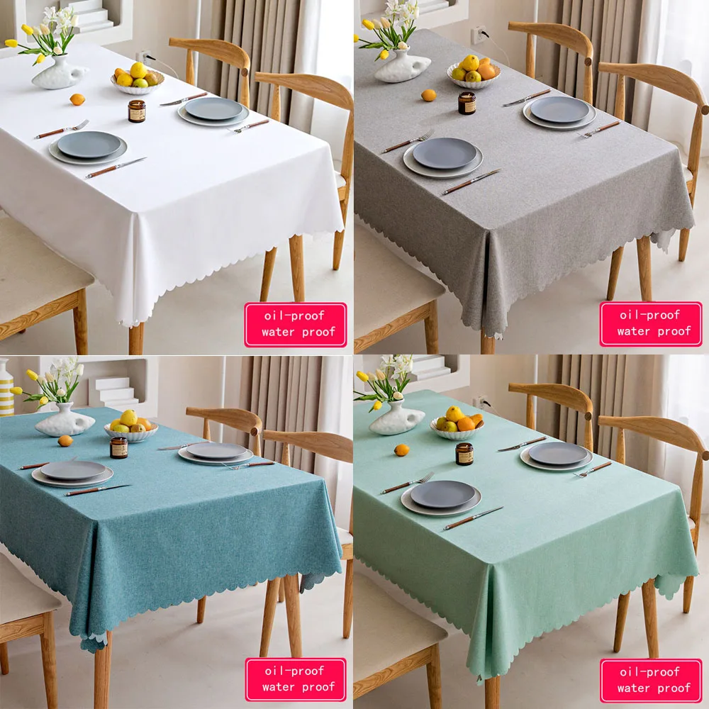 Rectangular-Cotton-And-Linen-Tablecloth-Oil-Proof-Waterproof ...