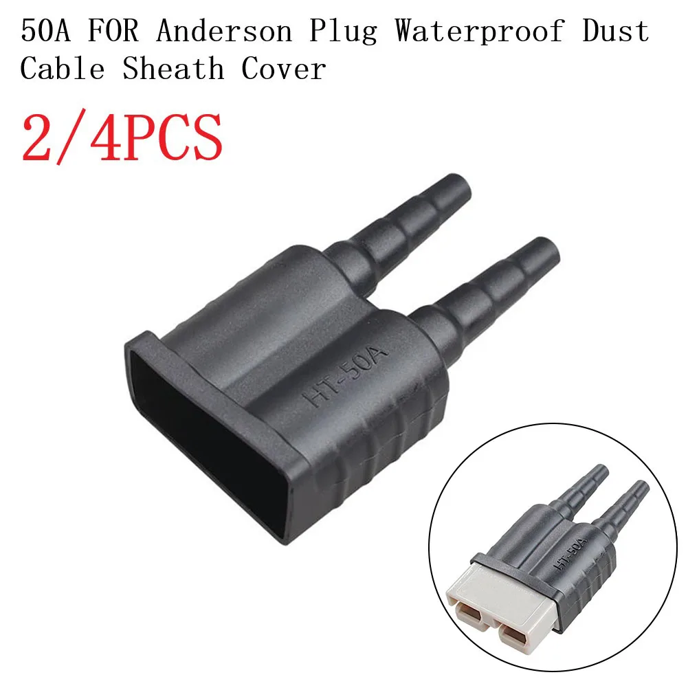 2/4Pcs 50 A 600V 3rd Generation Sheath Waterproof For Anderson Plug ...